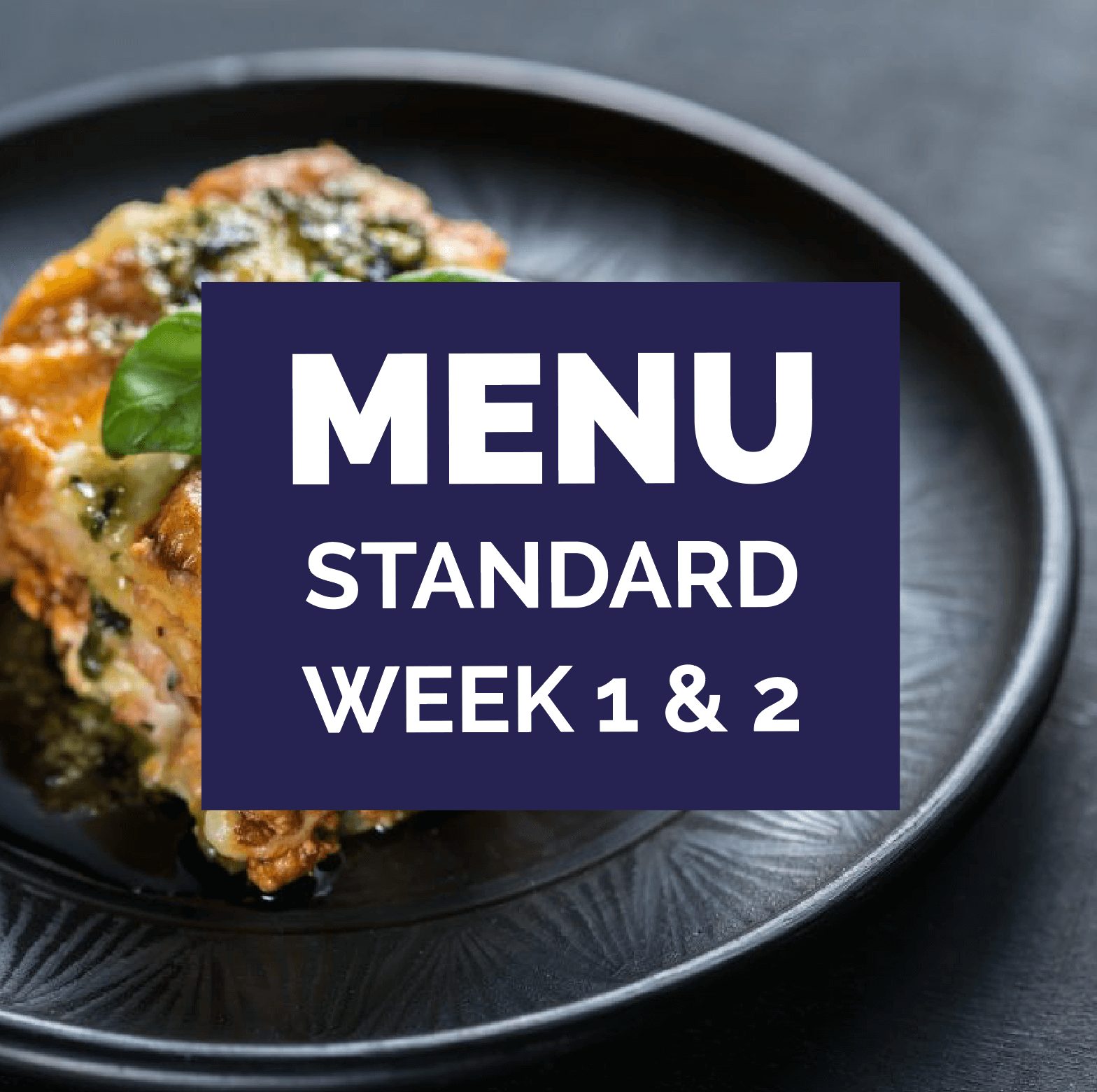 STANDARD MENU – College Meals On Wheels